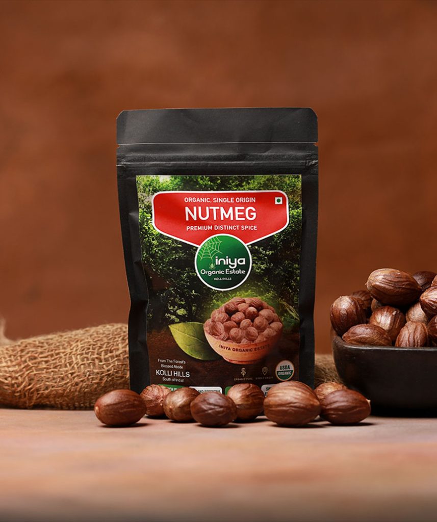 Organic Nutmeg Pack (70g) – Iniya Organic